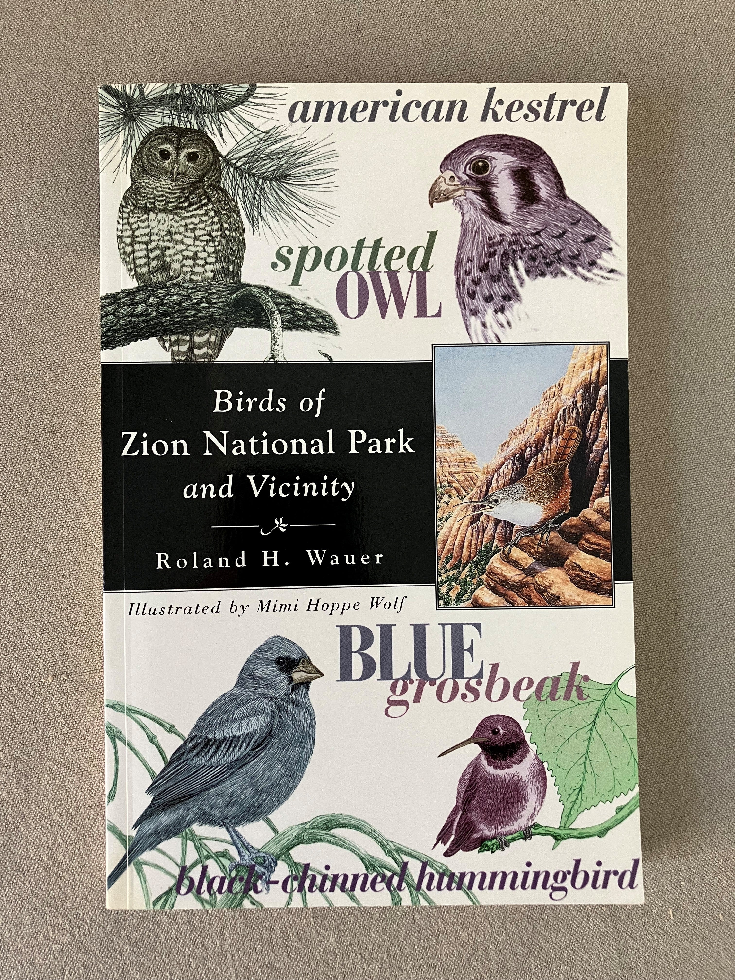 Birds of Zion National Park and Vicinity – Buteo Books